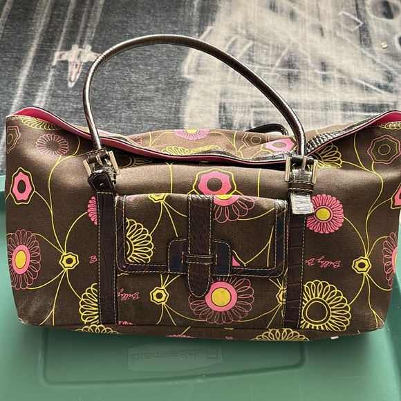 Billy Bag | Bags | Brown Floral Billy Bag Of London Zipper Inside And ...